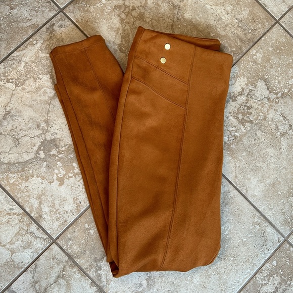 Marc New York | Pants & Jumpsuits | Marc New York Cognac Faux Suede ...